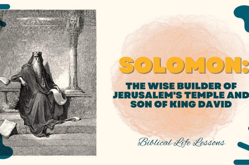 Biblical Life Lessons - Life Lessons We Can Get From The People in the ...