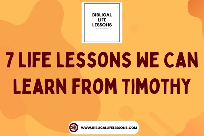 Timothy Archives - Biblical Life Lessons