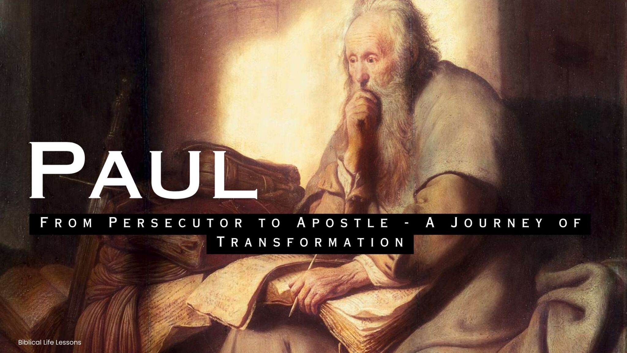 Paul: From Persecutor to Apostle - A Journey of Transformation ...