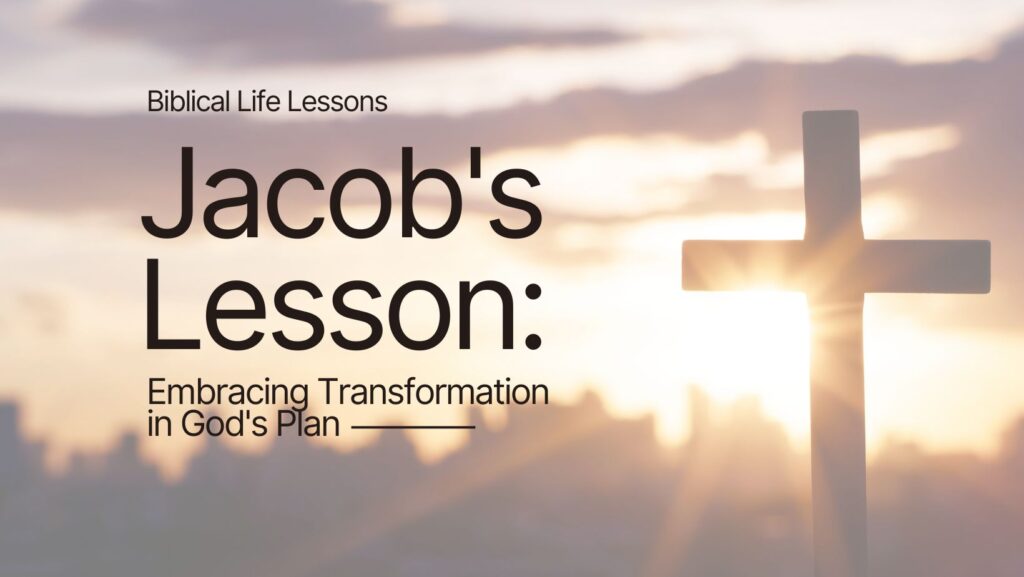 Jacob's Lesson: Embracing Transformation in God's Plan - Biblical Life ...