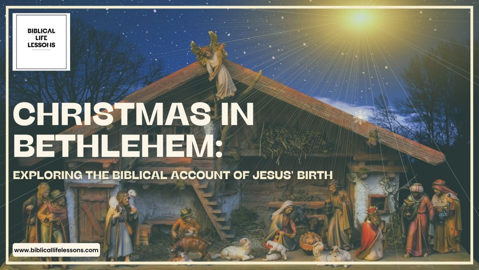 Christmas in Bethlehem: Exploring the Biblical Account of Jesus' Birth ...