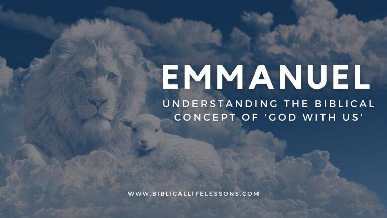 Emmanuel: Understanding the Biblical Concept of 'God With Us ...