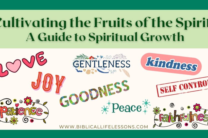 Biblical Life Lessons - Life Lessons We Can Get From The People in the ...