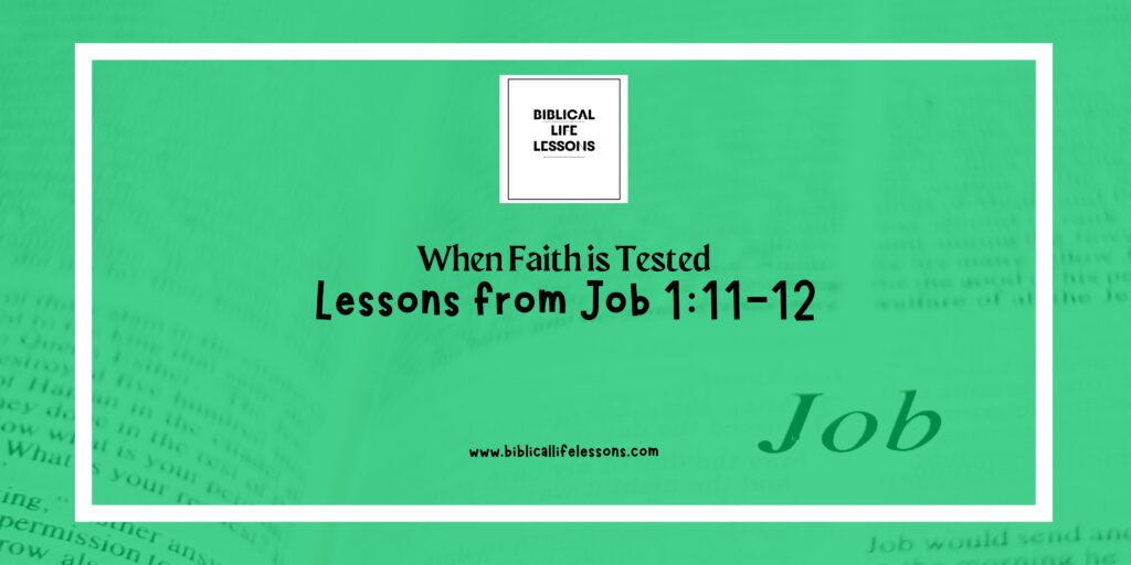 Life Lessons from Job: What the Bible Teaches About Faith and ...